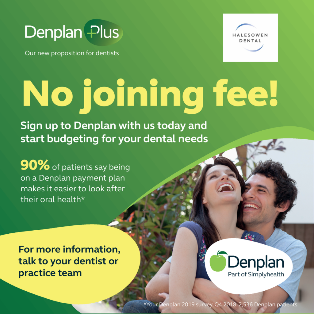 We now offer Denplan Plus! | Halesowen Dental